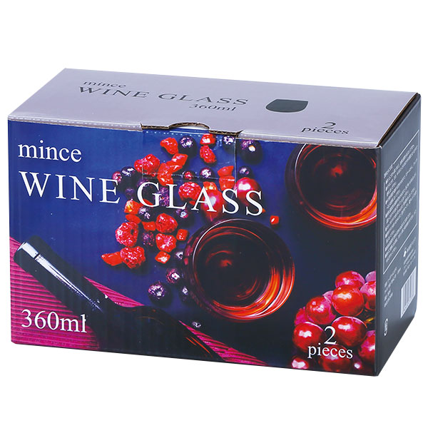 mince ペアグラス(360ml)【グッズストアドットネット】人気ノベルティ・記念品・販促品・名入れ印刷